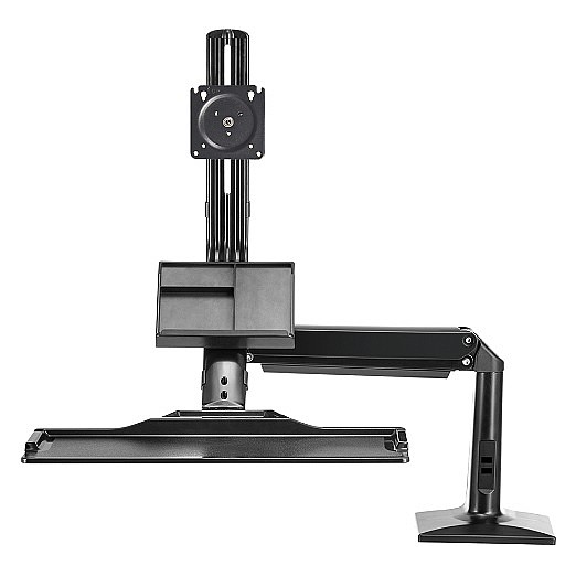 NB35 - זרוע ישיבה / עמידה ארגונומית למסך מחשב, מקלדת ועכבר | זרועות ...